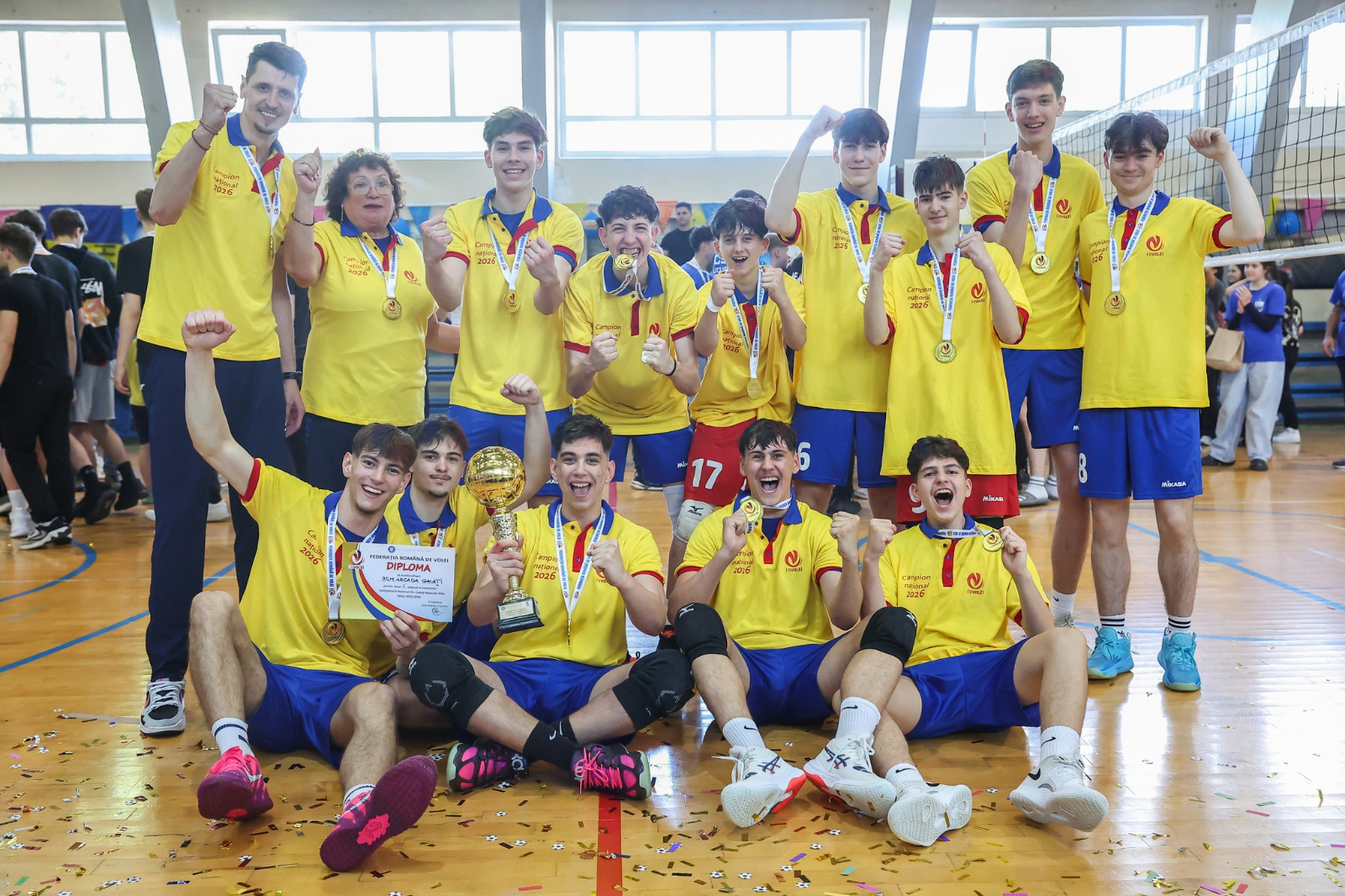 Cadeţii de la CSM Arcada CSŞ Galaţi au cucerit en-fanfare titlul de ...